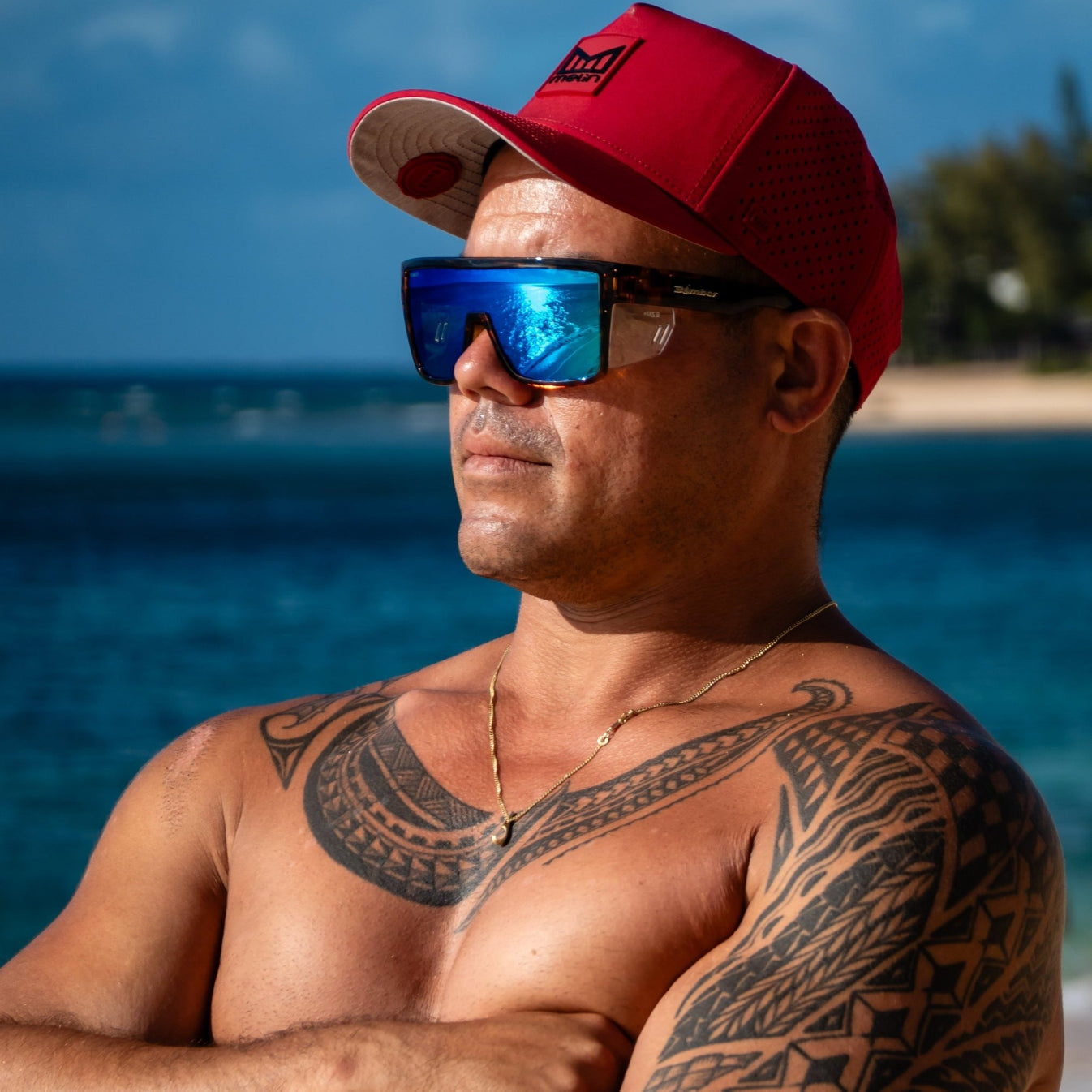 BUZZ Bomb Safety - Polarized Ice Blue Mirror Tortoise – Bomber Eyewear