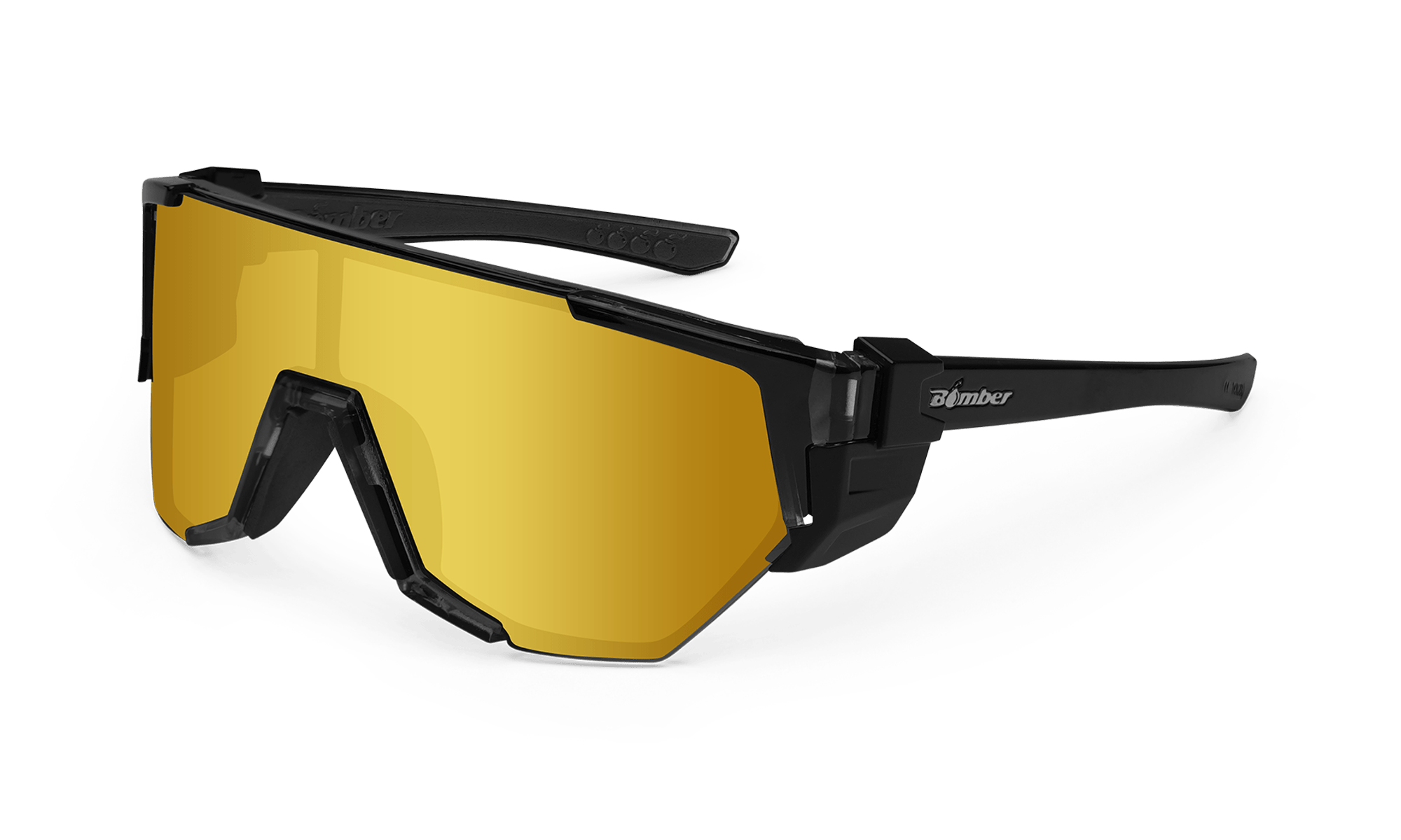 JAGER Bomb Safety - Gold Mirror – Bomber Eyewear