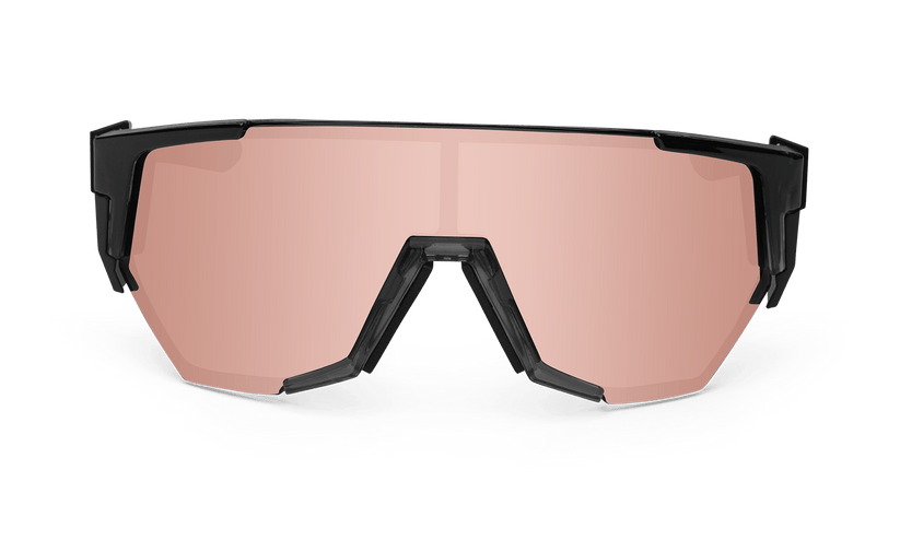 JAGER Bomb Safety - Polarized Rose Gold Pink Mirror Crystal – Bomber ...