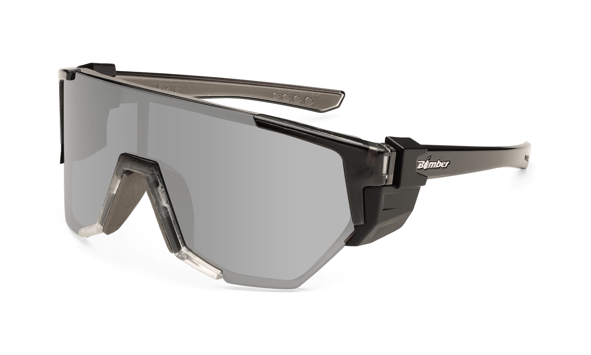 JAGER Bomb Safety - Silver Mirror Crystal – Bomber Eyewear