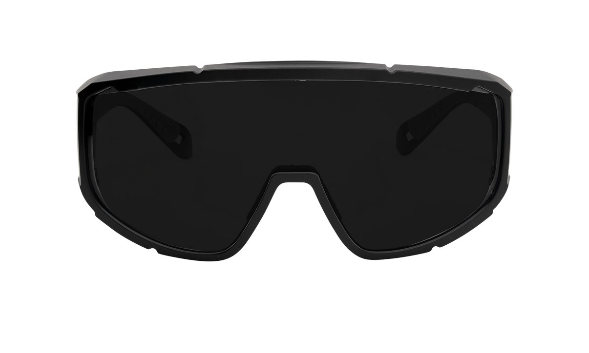 Magnum Oversized Black Shades (Smoke) | Bomber Eyewear