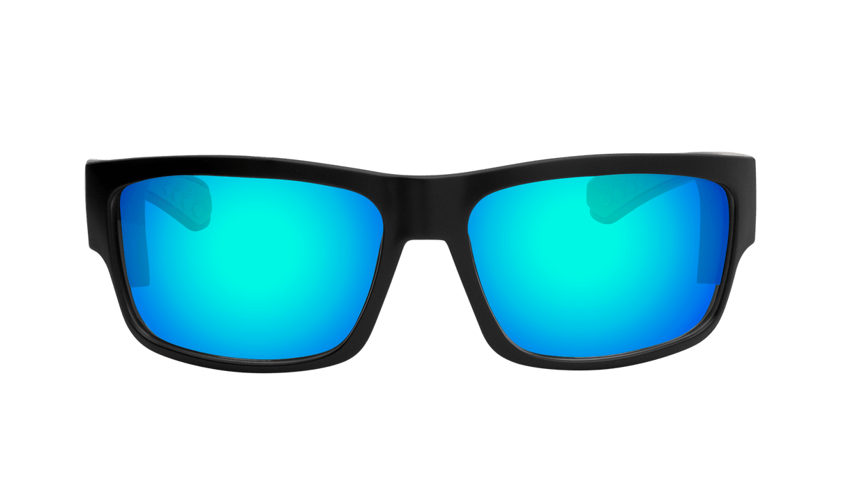 Polarized Blue Mirror Safety Sunglasses | Bomber Eyewear