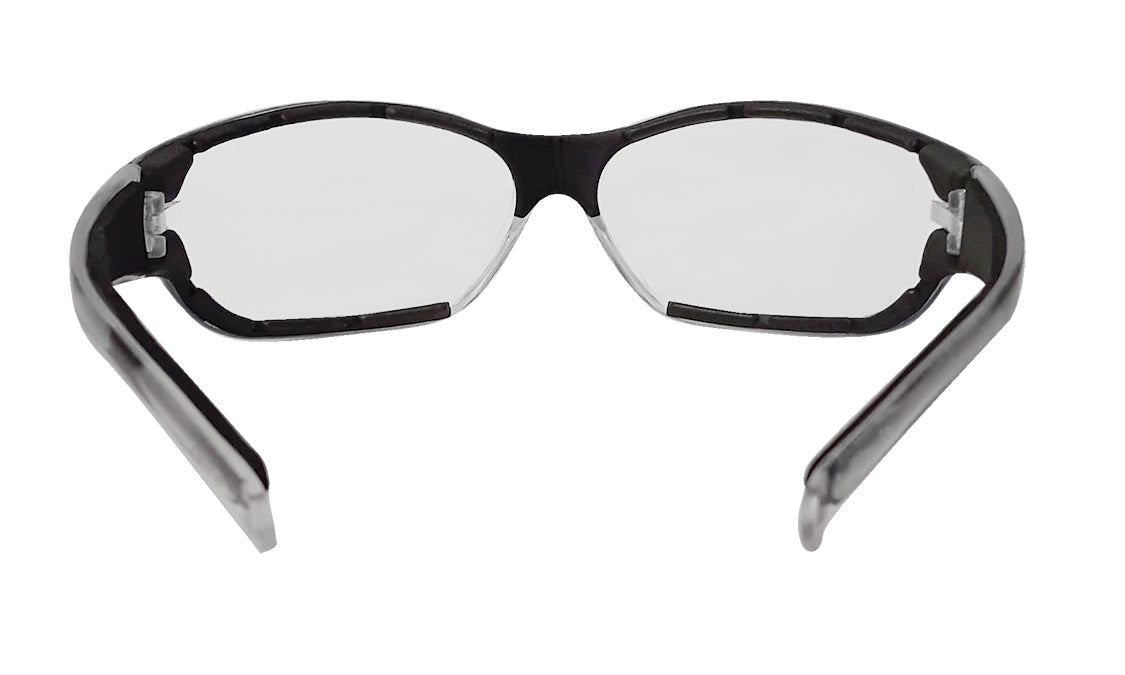 Bomber Clear Spoggle Safety Glasses with Foam Lining