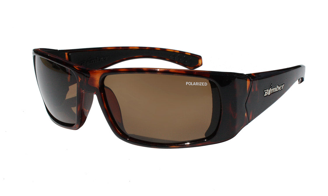 Glossy Tortoise Shell Sunglasses (Polarized Lenses)