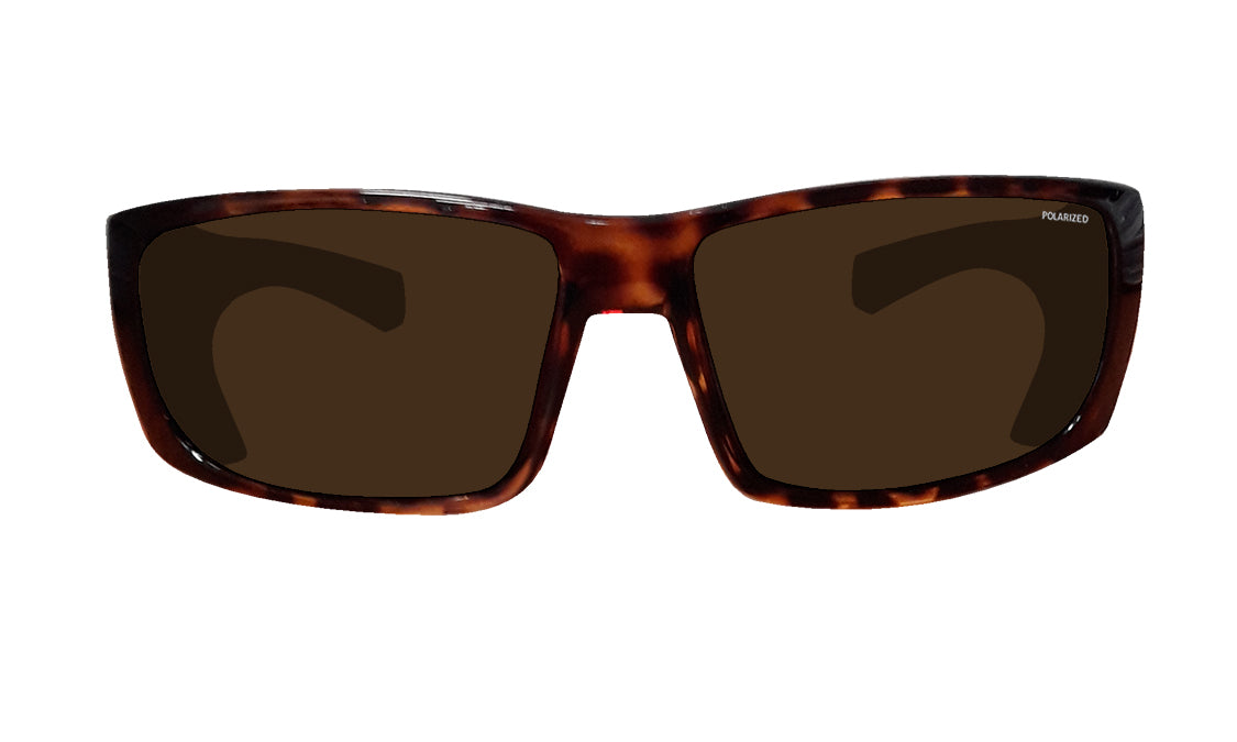Glossy Tortoise Shell Sunglasses (Polarized Lenses)