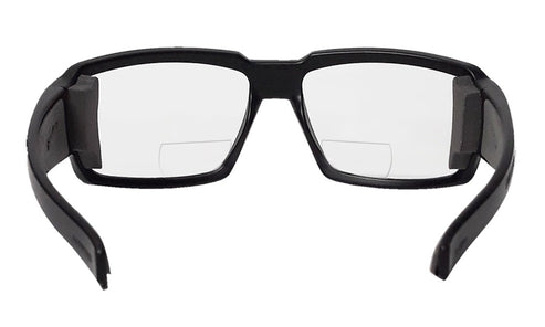 Clear Bifocal Safety Reading Glasses | Bomber Eyewear