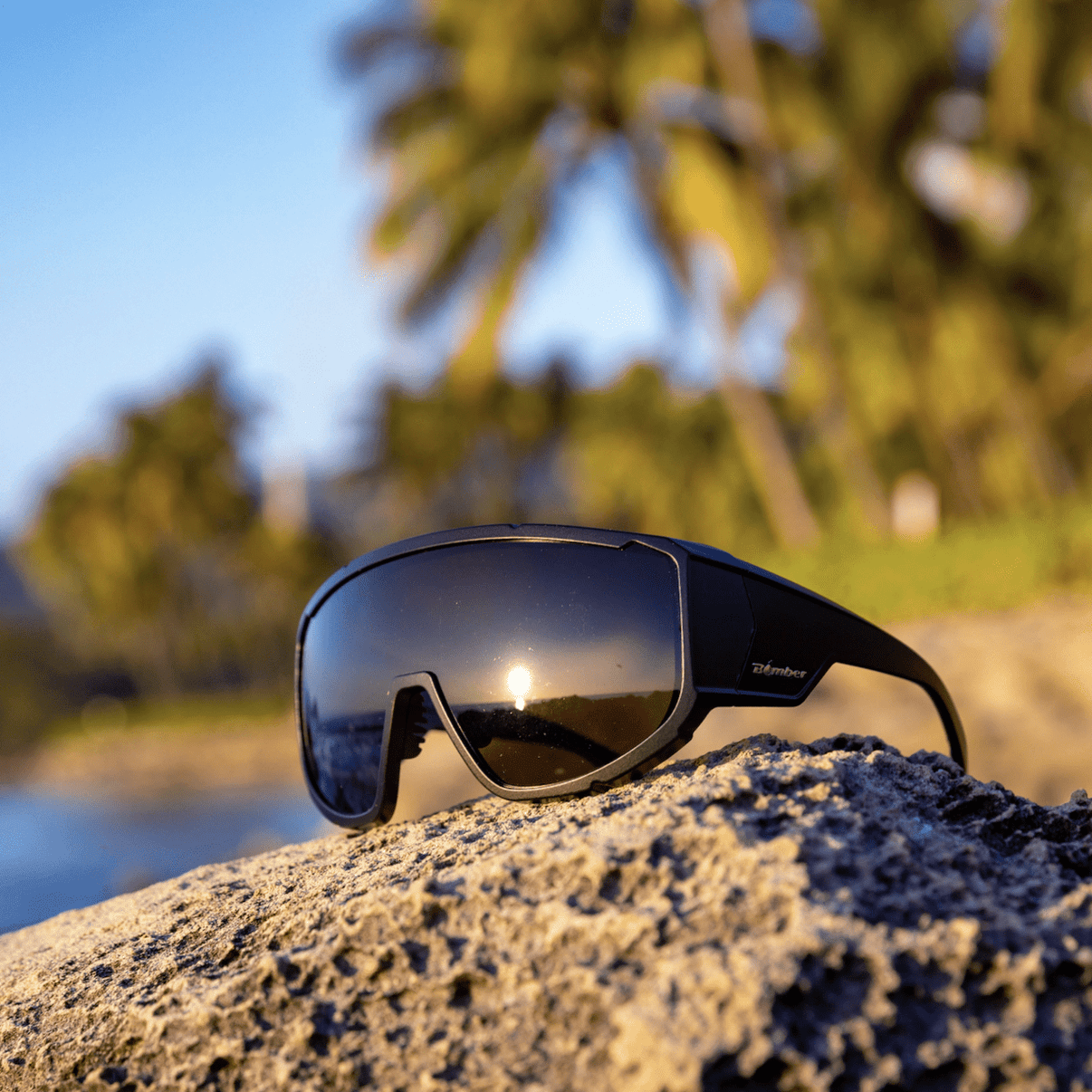Magnum Oversized Black Shades (Smoke) | Bomber Eyewear